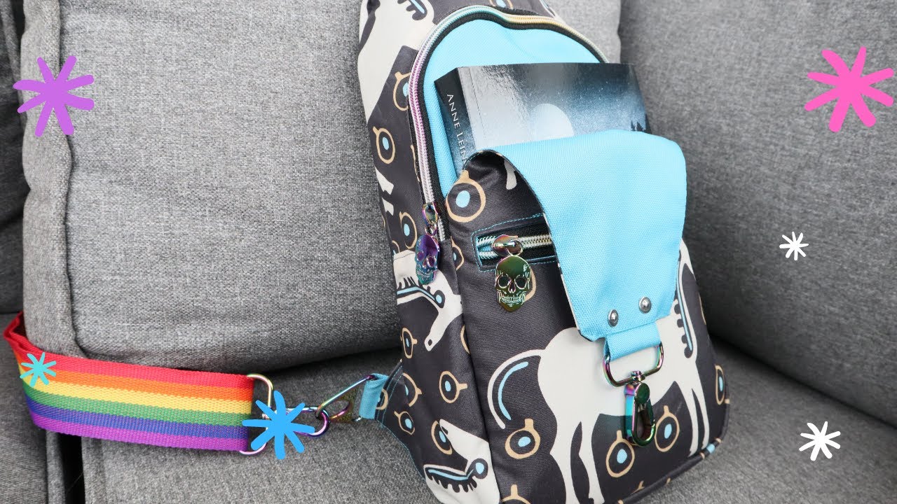 I sewed a Kandou Retro Style Sling | #makingBags - YouTube