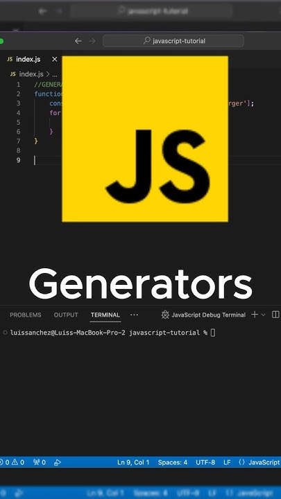 JavaScript Generators #shorts #coding #javascript - YouTube