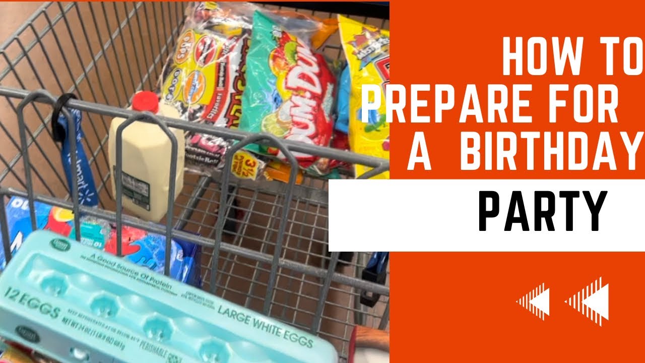 How to prepare for a birthday party - YouTube
