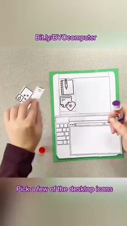 Students LOVE making their own paper computers! - YouTube