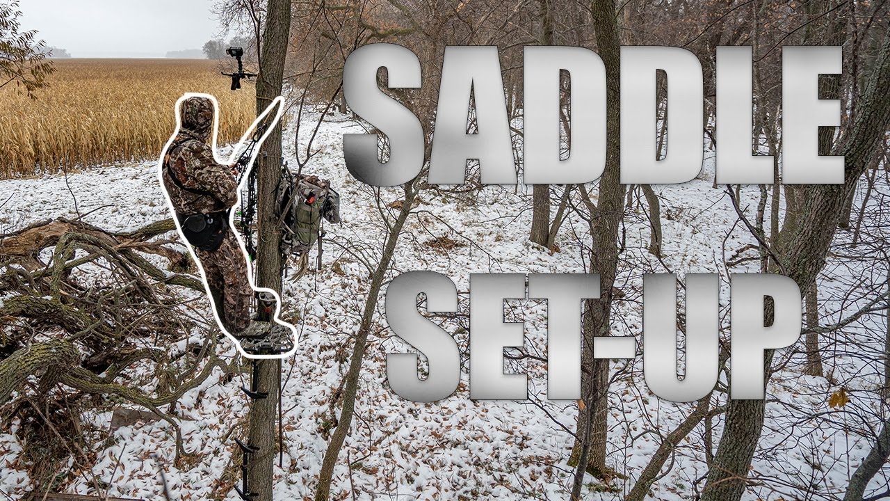 HOW TO SET UP A SADDLE - ONE TRIP UP THE TREE! - YouTube