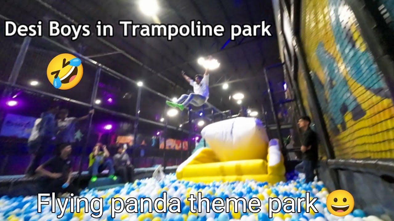 Flying in Flying Panda Theme park Pune 😎 - YouTube