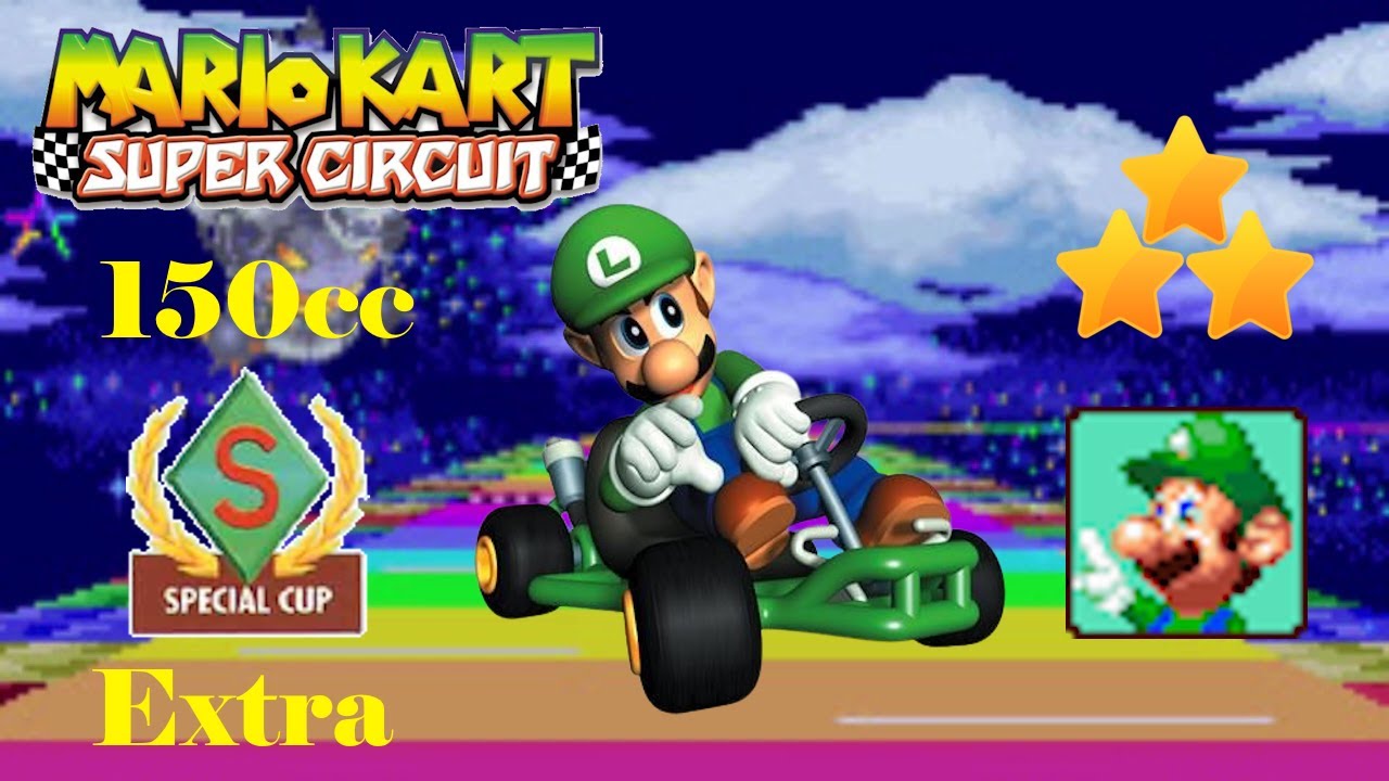 Mario Kart: Super Circuit Extra Special Cup 150cc (3 Star Rank ...