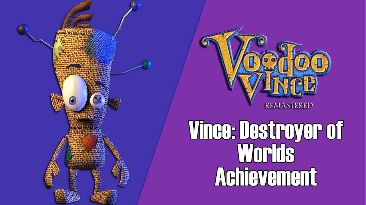 Voodoo Vince Remastered - Vince: Destroyer of Worlds Achievement - YouTube