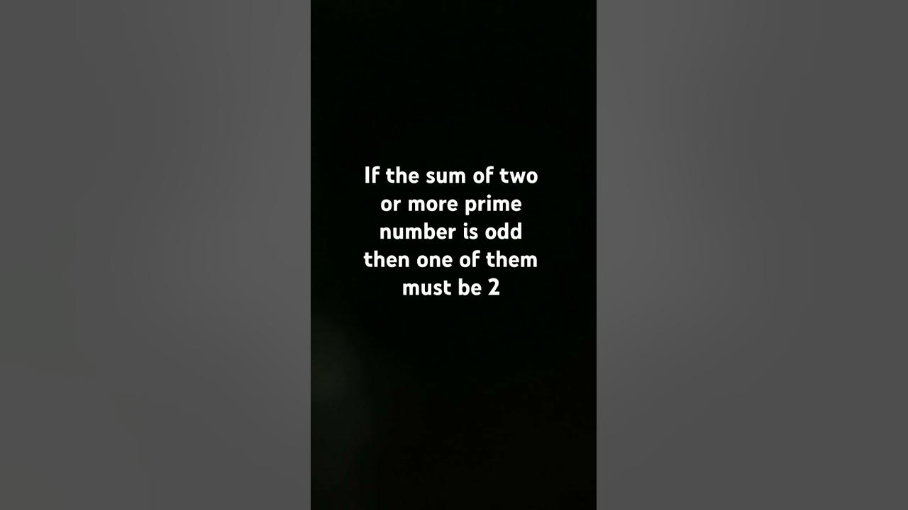 Properties Of Prime Numbers - Youtube