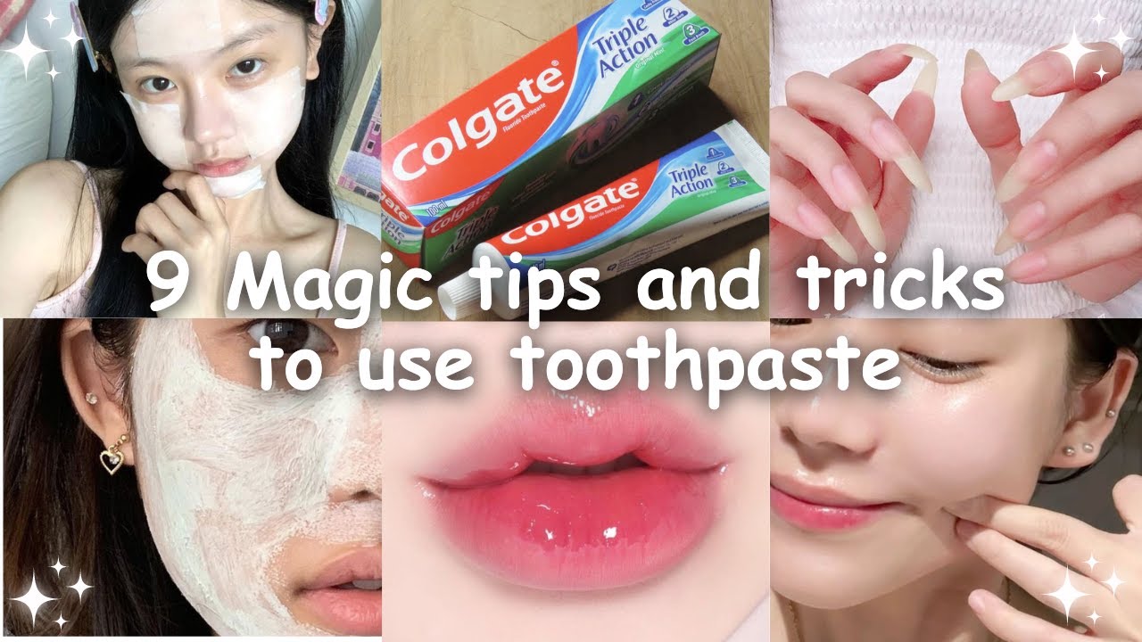 9 MAGIC benefits of toothpaste beauty tips and tricks - YouTube