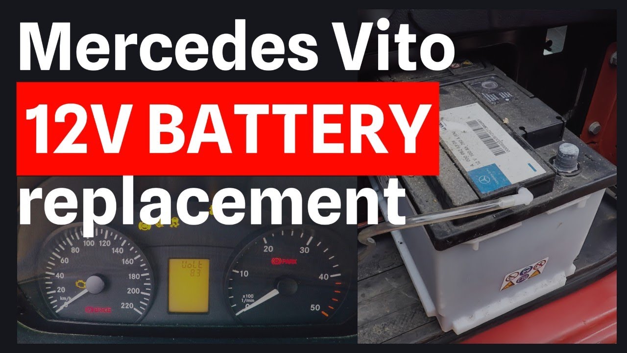 Mercedes Vito 12V battery replacement - YouTube