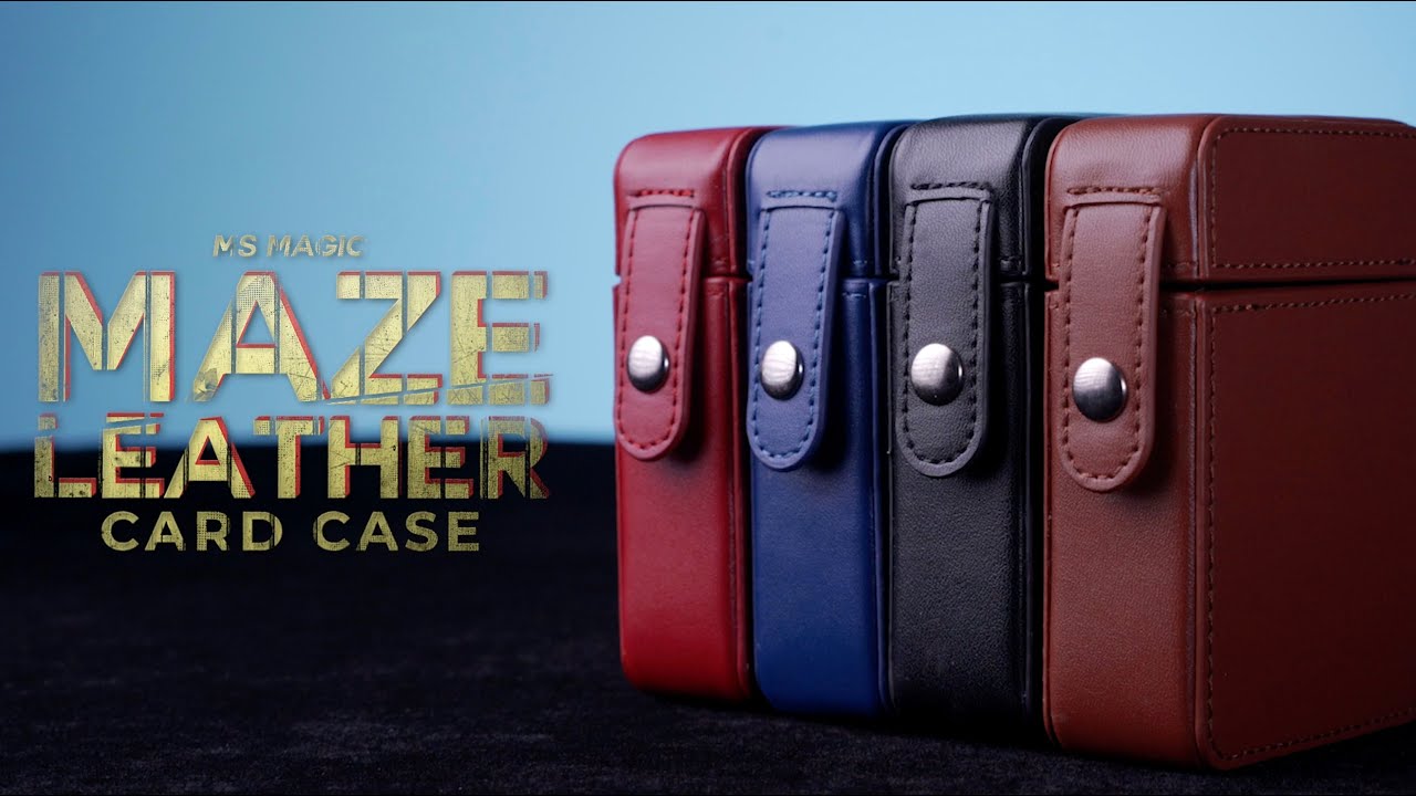 MAZE Leather Card Case by Bond Lee & MS Magic - YouTube
