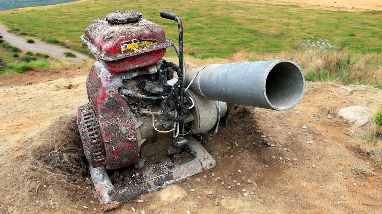 Recovering A Badly Damaged 4-stroke Water Pump // Amazing Restoration ...