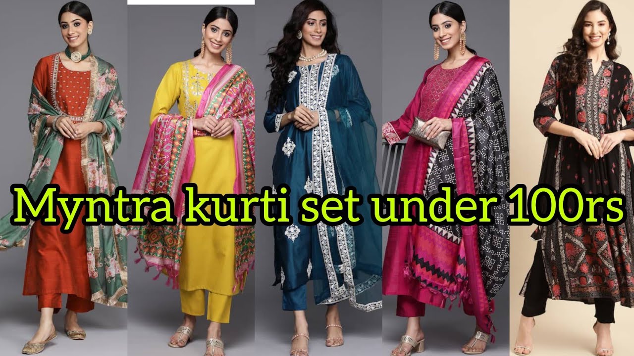 💥Myntra kurta set haul|| Ethinic kurta set #myntra #kurti @Sk ...
