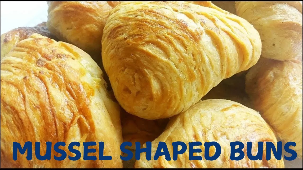 Buns with Cheese Filling | A Super Crunchy Pastry Recipe-MUSSEL SHAPED ...