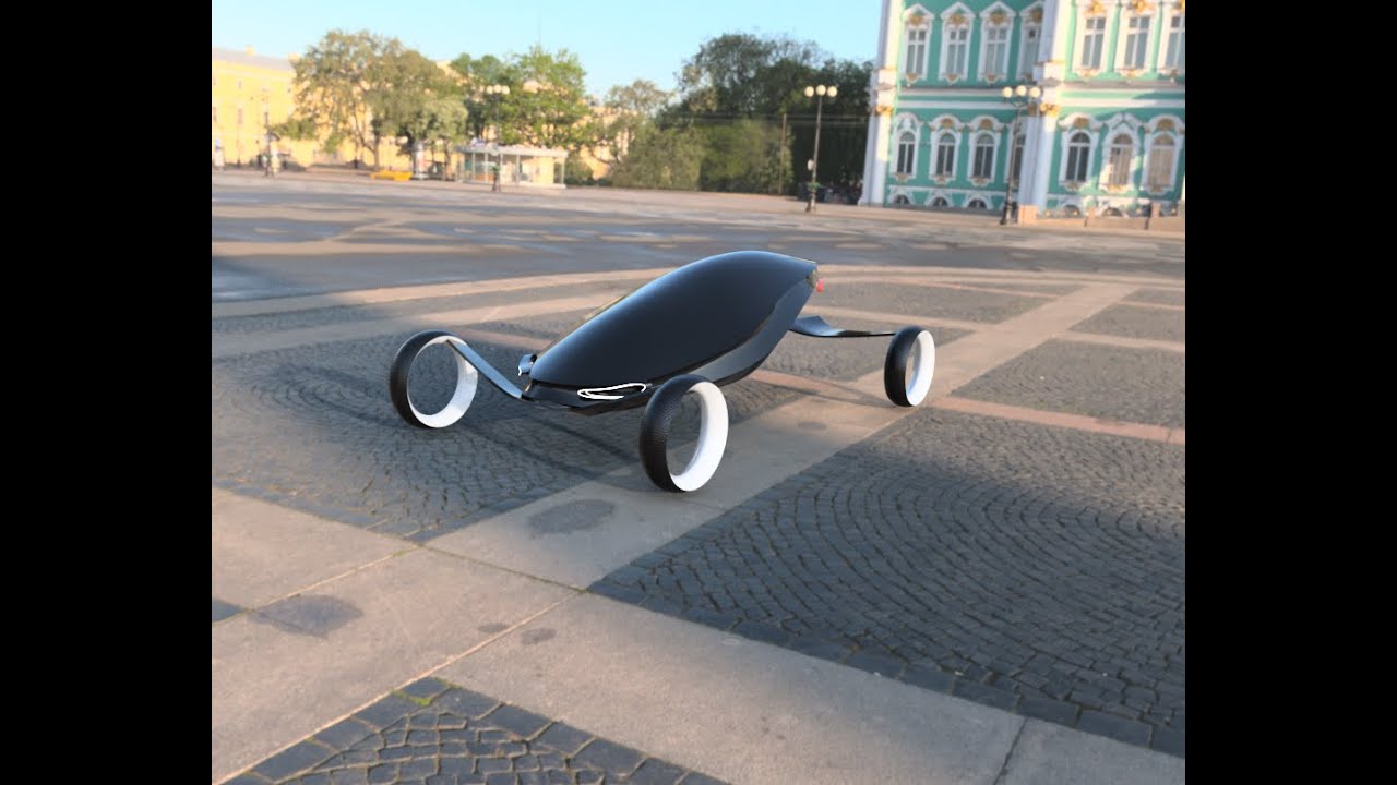 Fusion 360 - Animation of concept car - YouTube