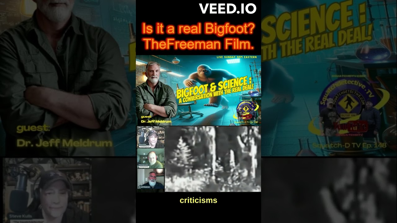 🎥Bigfoot Video: Dr. Meldrum answers, "Is the Freeman Film Legit?" 👣😲 ...