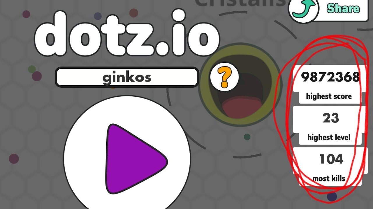 屠104人 /Dotz.io - YouTube