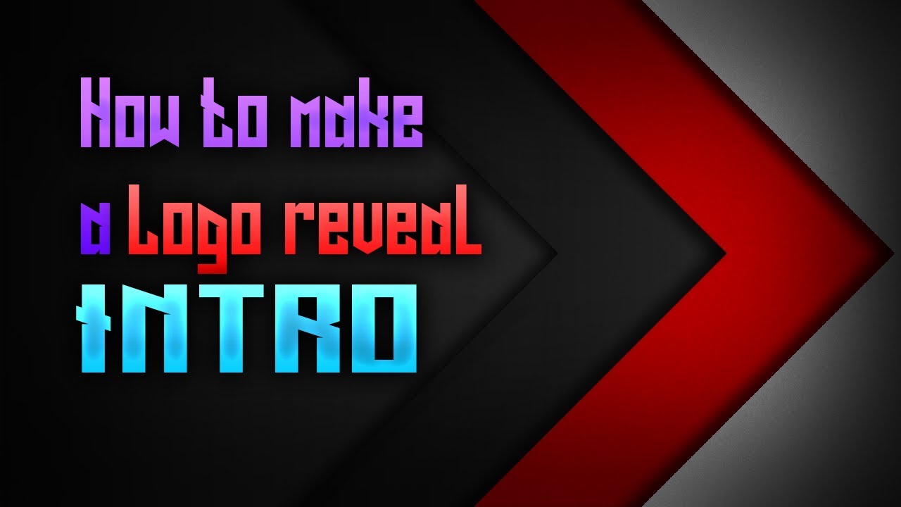 TUTORIAL How to make a logo reveal intro! | [PicTureArts Official ...