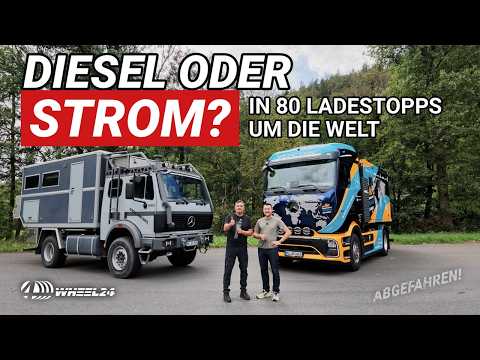 Mercedes SK vs. eActros 600 – 100% Diesel gegen 100% Elektro ⚡🚛