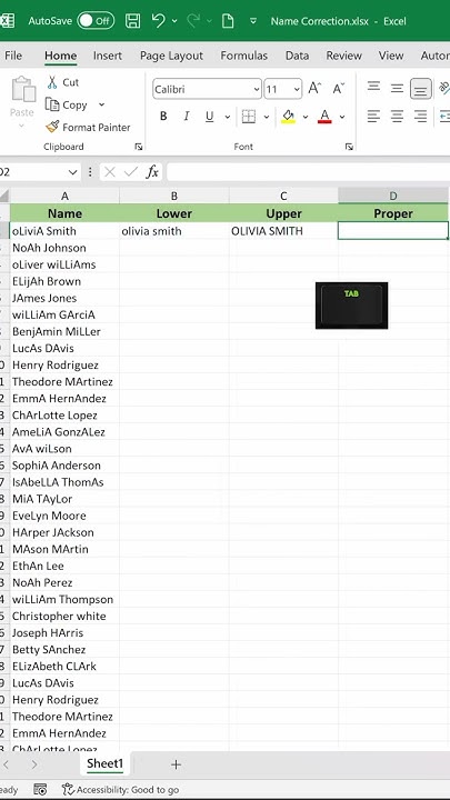 Upper Lower Proper Function In Excel #shorts #excel #exceltech - YouTube