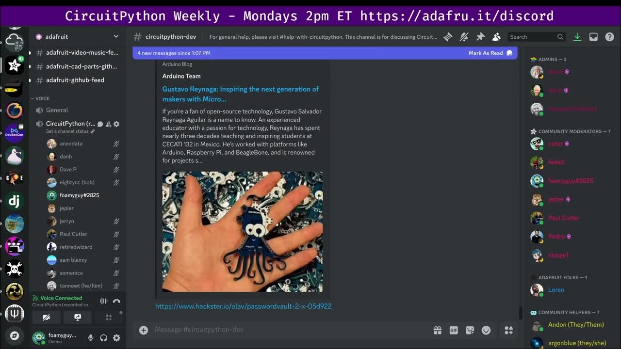 CircuitPython Weekly Meeting for February 18, 2025 @circuitpython #circuitpython #adafruit - YouTube