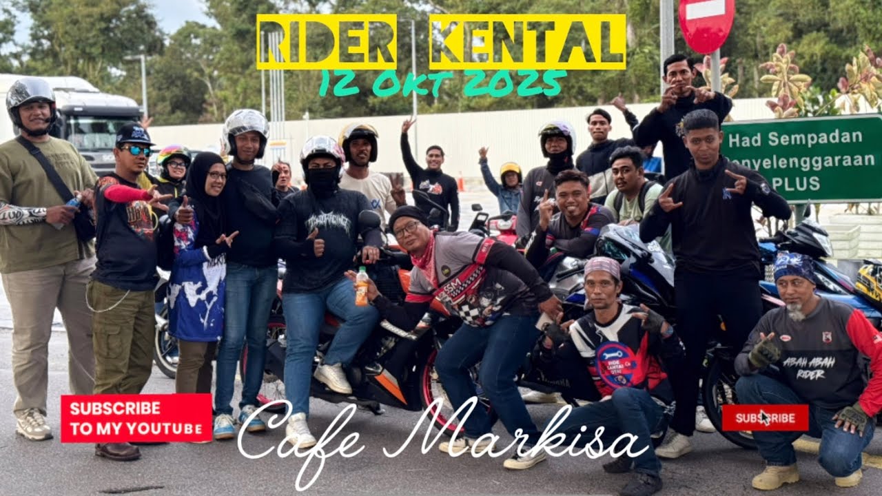 Rider Kental Ride JB to CAFE MARKISA Jasin | 2025 - YouTube