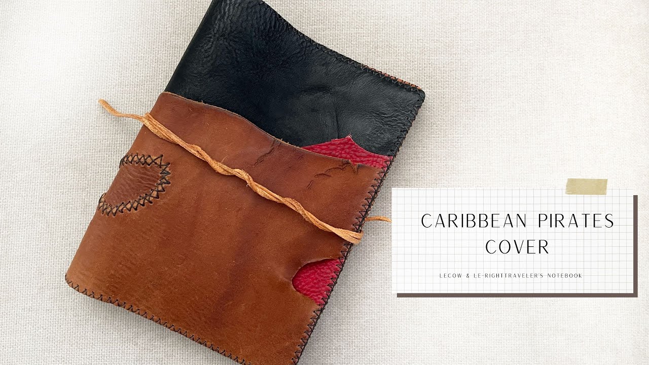 【🎥Work Vlog】Handmade !!! Caribbean pirates Notebook Cover - YouTube