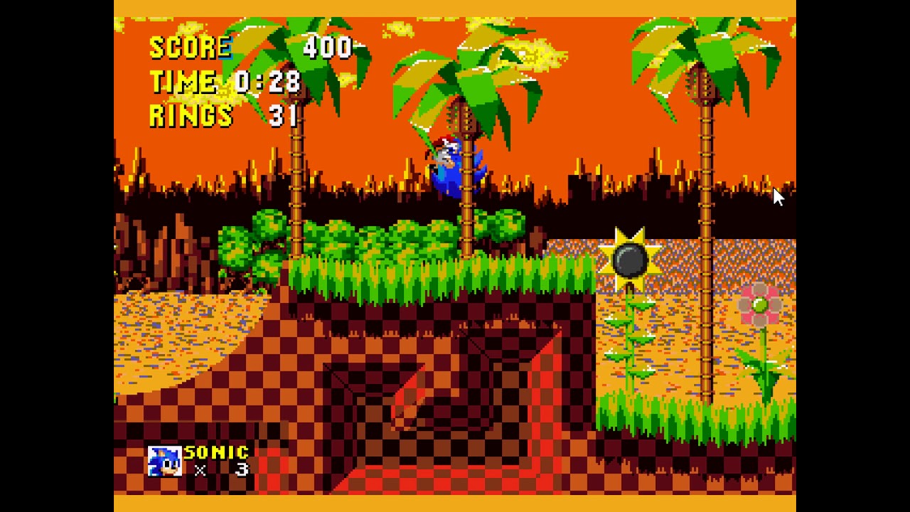 Sonic ATS in Sonic The Hedgehog (Rom Hack) + Reimagined Green Hill Zone ...