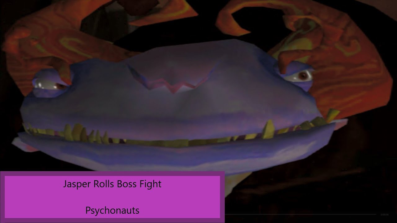 Jasper Rolls Boss Fight - Psychonauts - YouTube