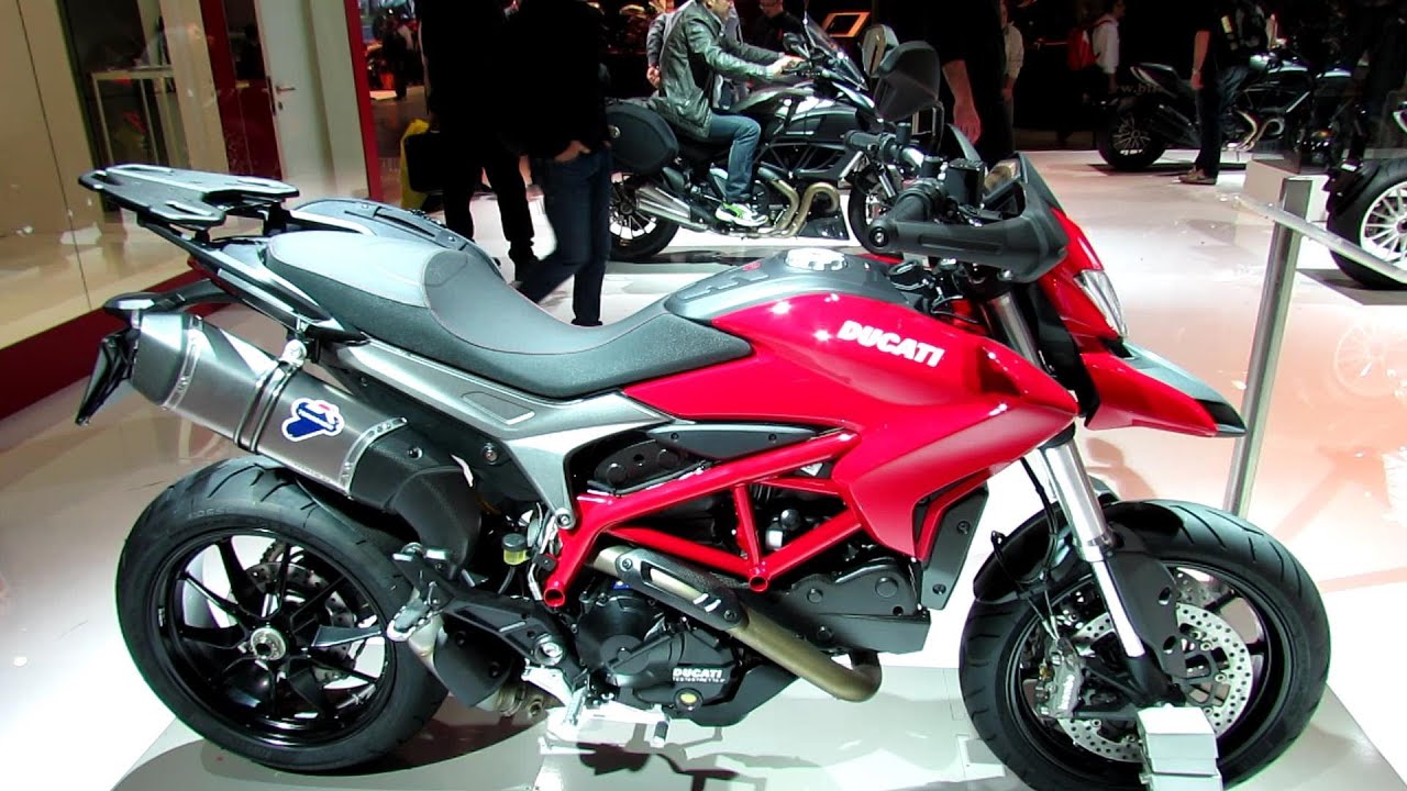 2014 Ducati Hypermotard (Red Colour) Walkaround - 2013 EICMA Milan ...