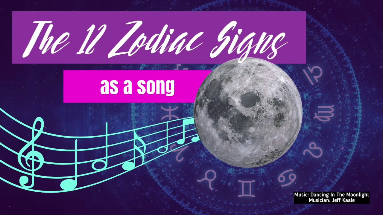 The Zodiac Signs as a Song | Zodiac Signs and Music 🎶 | 12 zodiac signs ...