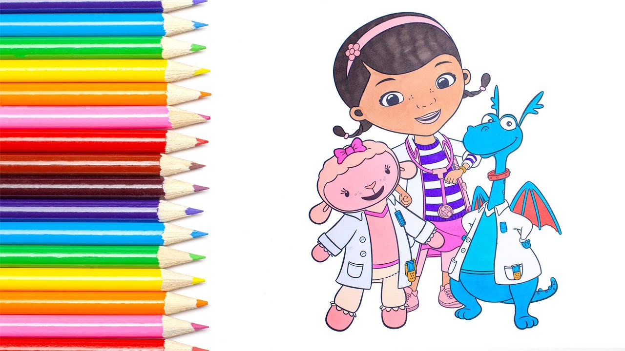 Doc McStuffins and her friends Lambie and Stuffy Philbert McStuffins ...