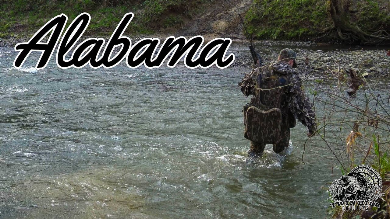 ALABAMA TURKEY HUNTING/ WADING Through DEEP WATER For EASTERN GOBBLERS ...