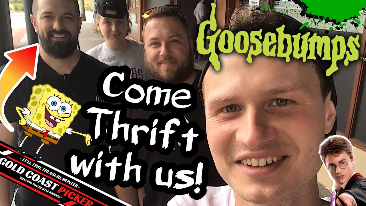 Thrifting With The Boys! GOOSEBUMPS, SpongeBob, Harry Potter & More ...