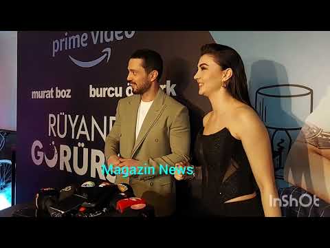 Burcu Özberk ve Murat Boz'dan set arkası hatırası! Burcu Özberk 'Murat Boz şarkısı açamadım'