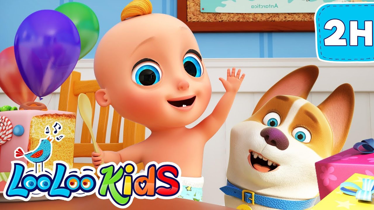 Happy Birthday Party - S4EP92 - Dance Along Super Mix - LooLoo Kids ...