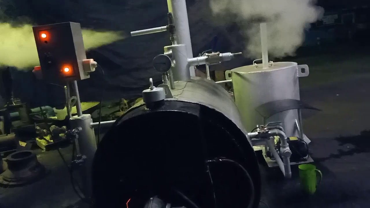 INOVASI BOILER MINI BAHAN BAKAR OLI BEKAS...MS2R - YouTube