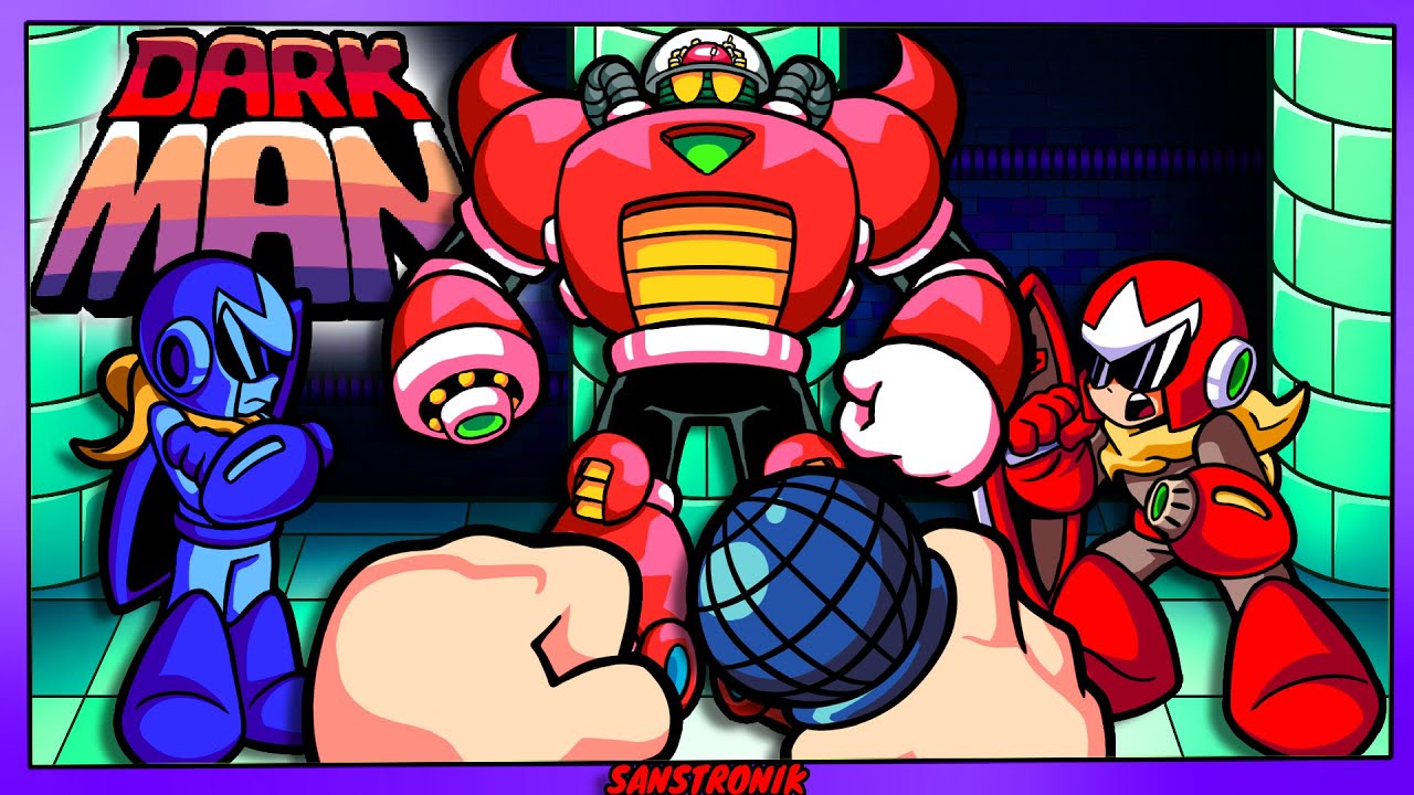 FNF DARK MAN MEGAMAN #megaman #megamanx - YouTube