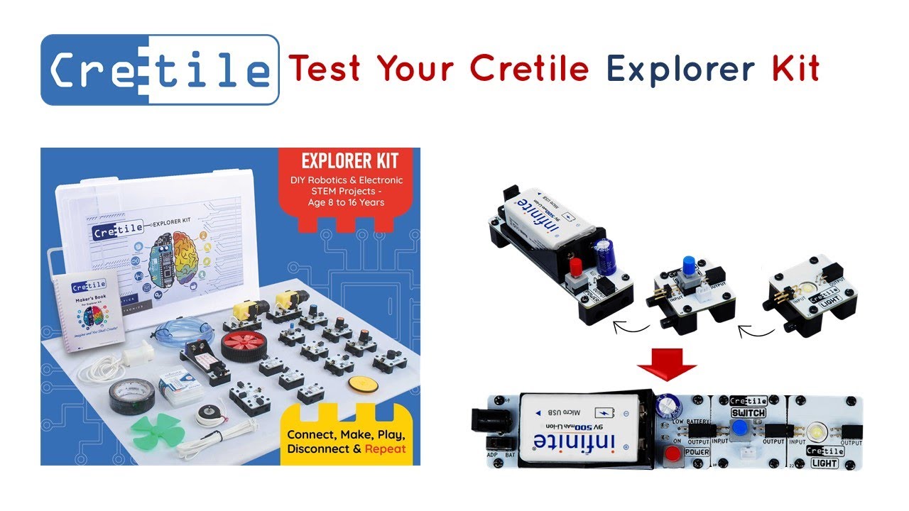 Test Cretile Explorer Kit - YouTube