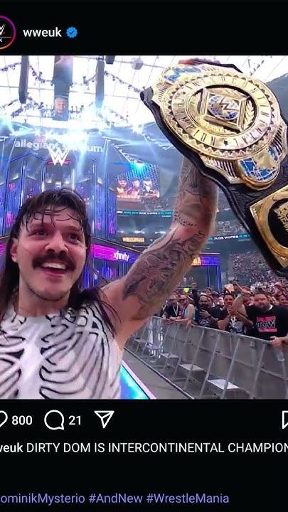 Dominik Mysterio Beats Bron, Penta & Balor To Win Intercontinental Championship @ WrestleMania ...