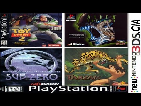 JUEGOS DE PS1 PARA N1NT3NDO 3DS EN FORMATO CIA - YouTube