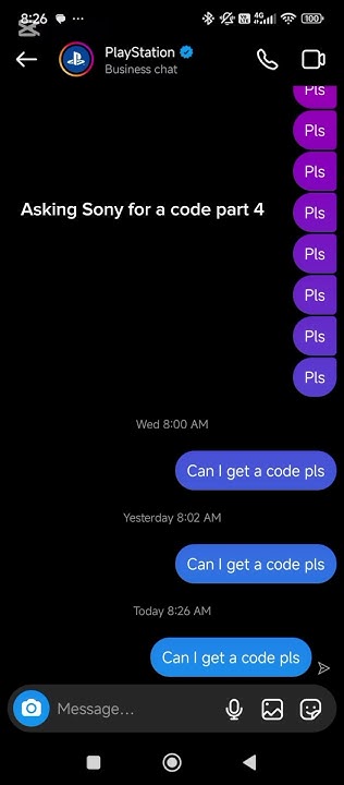 Asking Sony for a code part 4 - YouTube