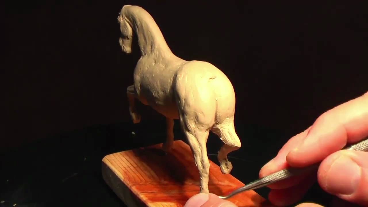 My 2nd Horse Sculpt part-2 - YouTube