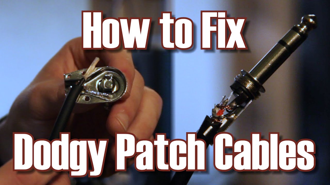 How to Fix Dodgy Patch Cables | Repair Vlog - YouTube