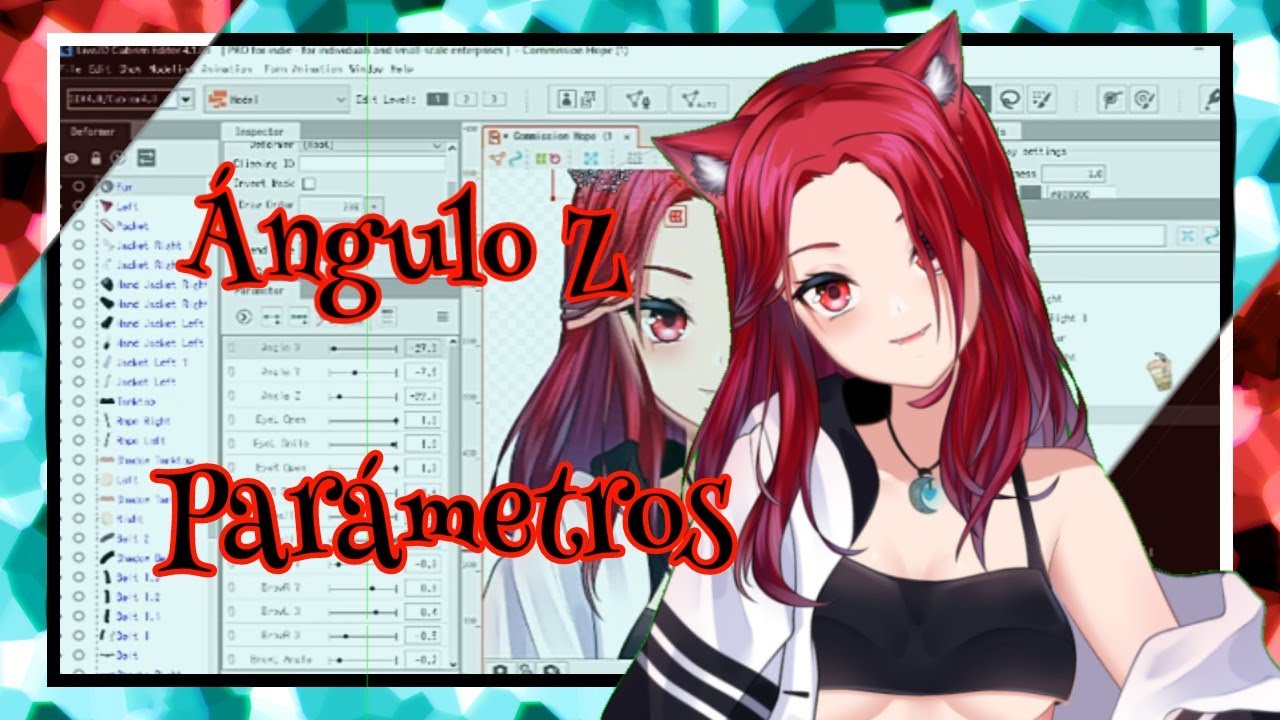 Angulo Z y parametros - Anima conmigo #1 (live2d cubism) - YouTube