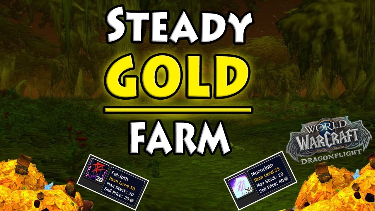 Make Gold Farming Felcloth ~ World Of Warcraft - YouTube
