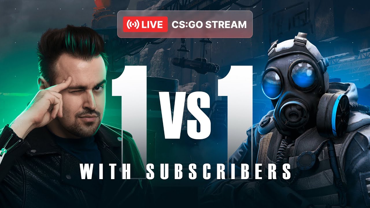CS:GO STREAM – 1V1 WITH SUBSCRIBERS, FREE GGDROP CASES, ROAD TO GLOBAL ...