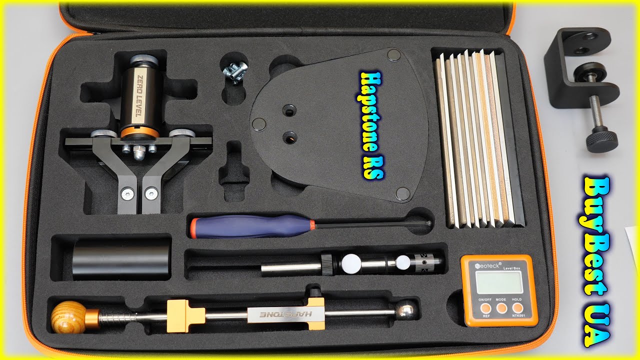 Все для заточування ножа від Українського виробника. Кейс для Hapstone RS, Струбцина для ...