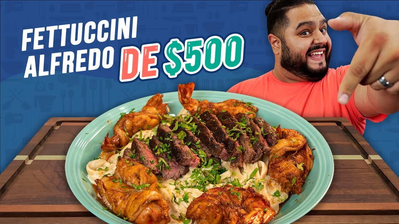 FETTUCCINE ALFREDO MAR Y TIERRA | EL GUZII - YouTube