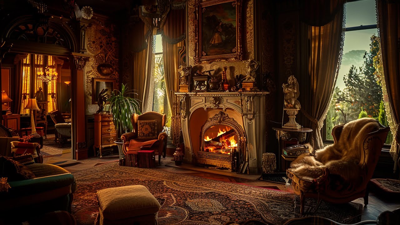 Medieval Relaxation Station - ASMR & Fire Create a Cozy Castle Escape ...