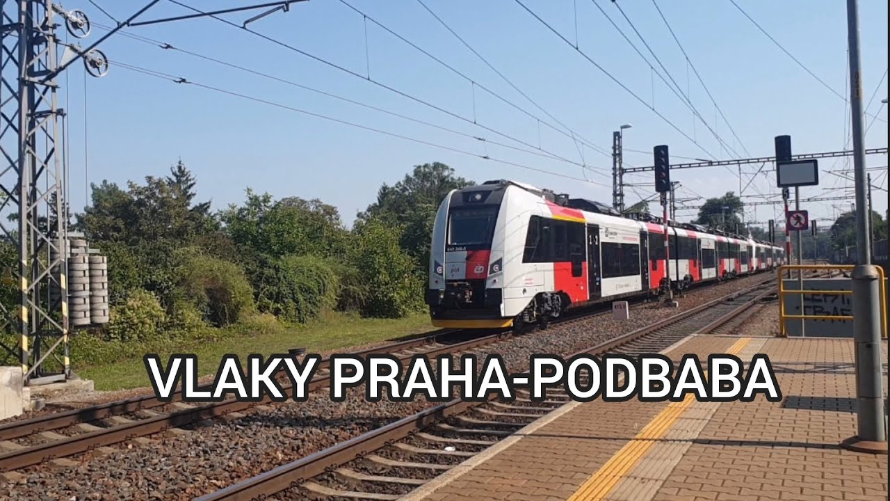 Vlaky Praha-Podbaba - YouTube