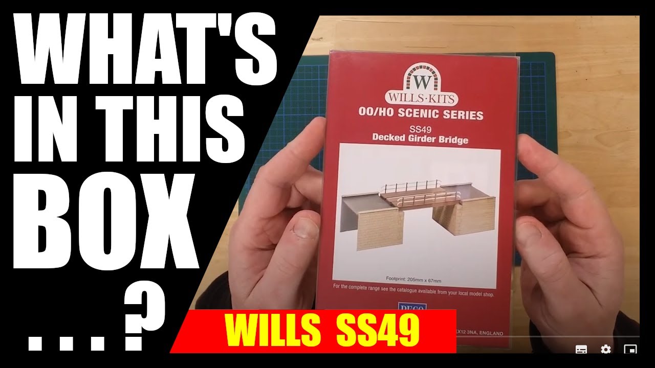 626 - Wills Kits SS49 Decked Girder Bridge OO/HO Gauge - YouTube
