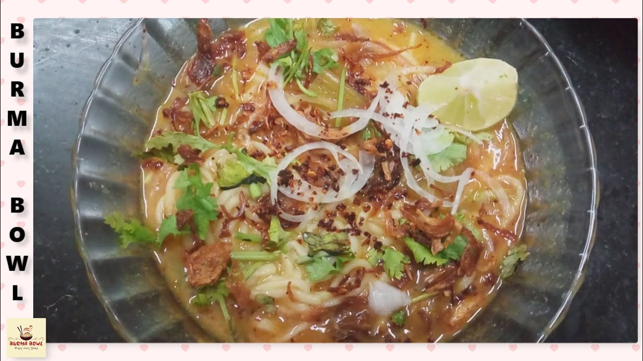 Mohinga noodles recipe /Burmese mohinga recipe in tamil/ banana stem ...